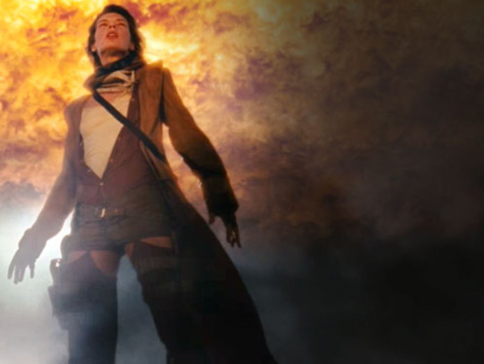 Trailer för Resident Evil: Extinction. Zombie western? | Feber / Spel