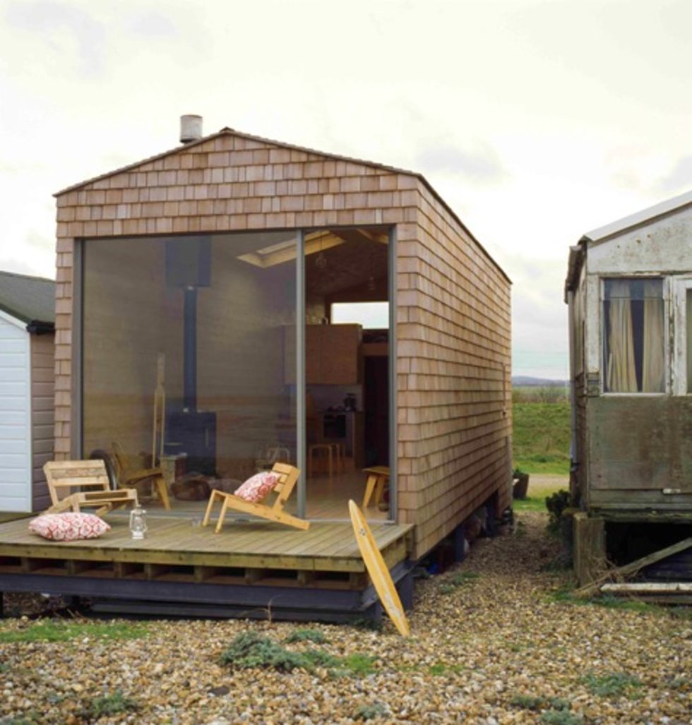 Ett litet hus på stranden. sv Studiomama. | Feber / Hem