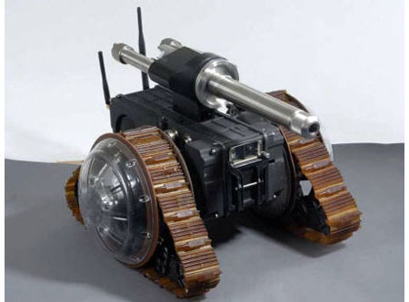 VIPeR - robot som ser ut som en stridsvagn. Ser rolig ut men har inget ...