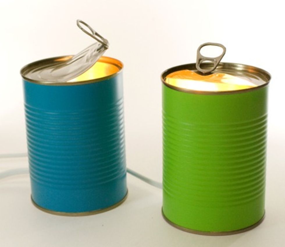Gör det själv. En lampa av en konservburk. | Feber / Hem