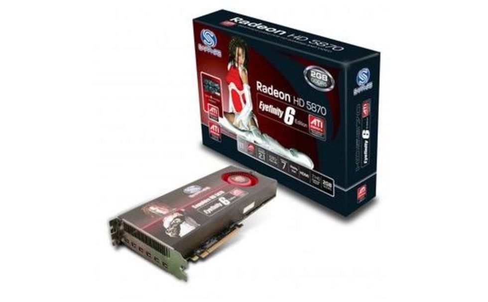 AMD lanserar Radeon HD 5870 Eyefinity. Kan driva upp till 6 skärmar med 12 ggr Full HD ...