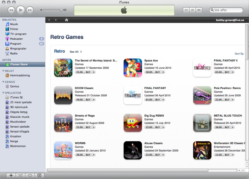 Retro-spel till App Store. Old school ftw! | Feber / Mac