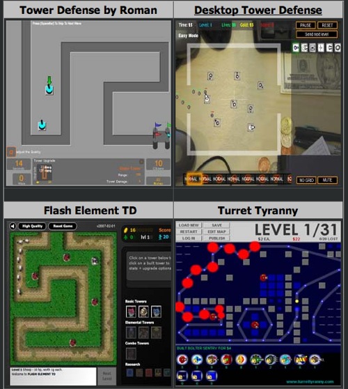Sju Tower Defense-spel. Roligaste sättet att ta kål på lunchrasten ...