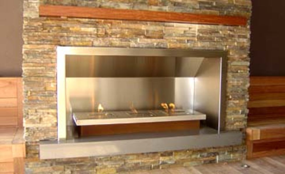 Mera miljövänligt - Ekoelda inomhus. Snygg eldstad för inomhusbruk ...