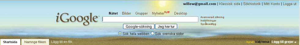 iGoogle - Googles startsida får ett nytt namn. Innovativt namn ...