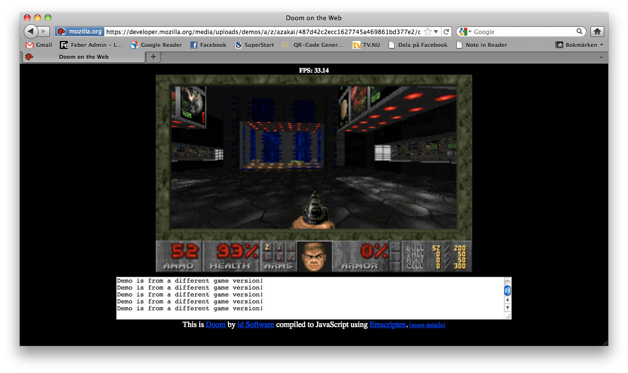 DOOM portat till webben. Klassiskt FPS kommer till webben med hjälp av ...