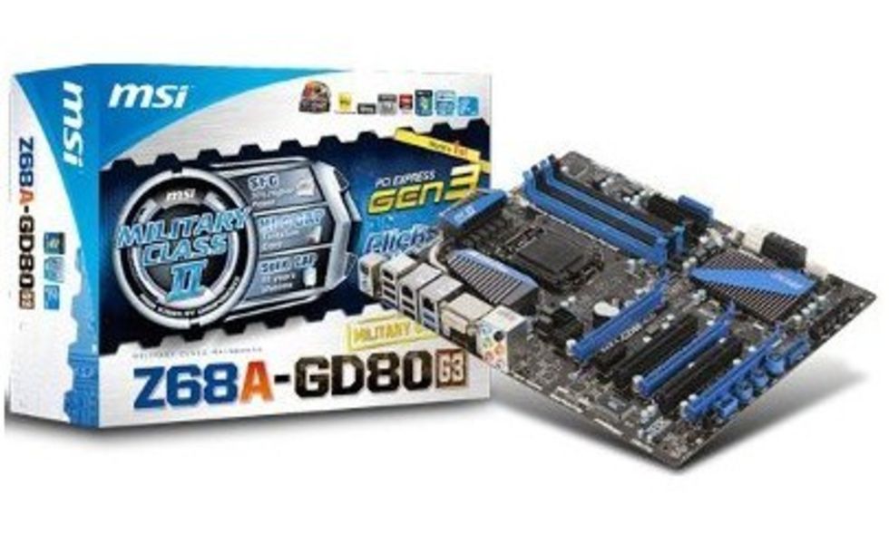 MSI Z68A-GD80. Ett till moderkort med PCI Express 3.0. | Feber / PC