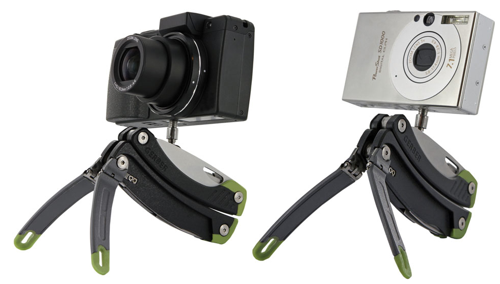 Kniv med inbyggt stativ. Multiverktyget för fotografen. | Feber / Foto