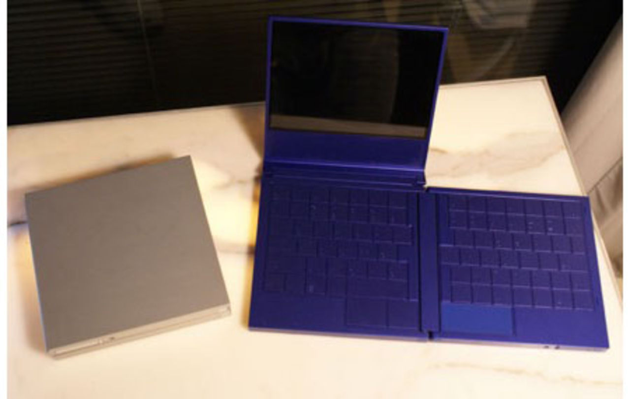 Film på Fujitsus UMPC-koncept. Vi fattar varför det kallades Origami ...