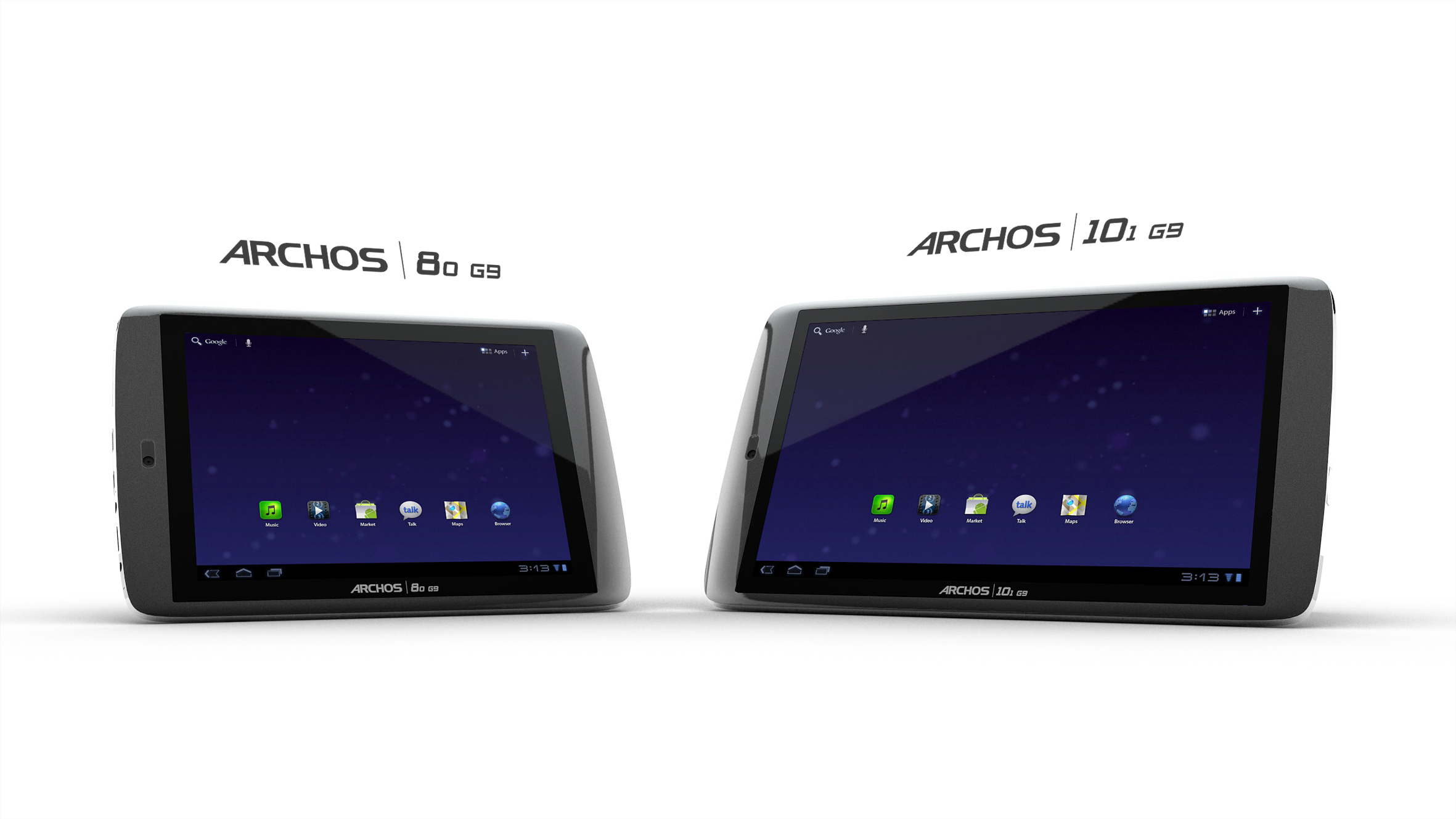 Archos Android-tablets till Sverige. Går att få med hårddisk på 250 GB ...