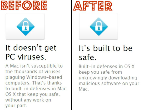 Apple tar tillbaka att OS X skulle vara immunt mot virus. Ändrar i ...
