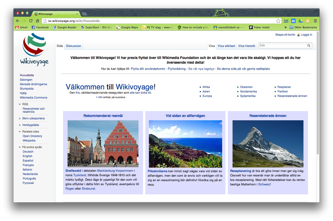 Wikivoyage - Wikipedia startar resesajt. WikiTravel får konkurrens ...