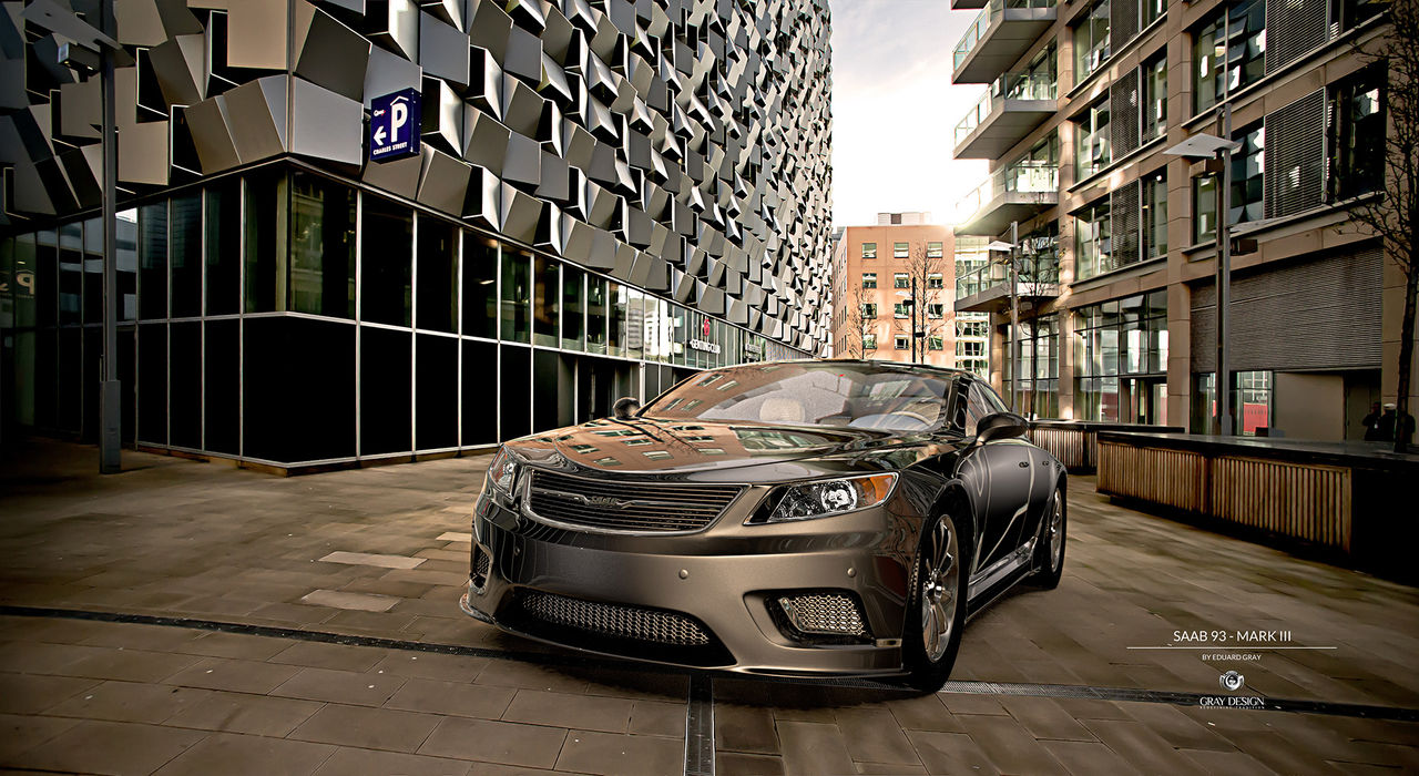 Saab ur en designers ögon. Så här kunde kanske en framtida 9-3 ha sett ...