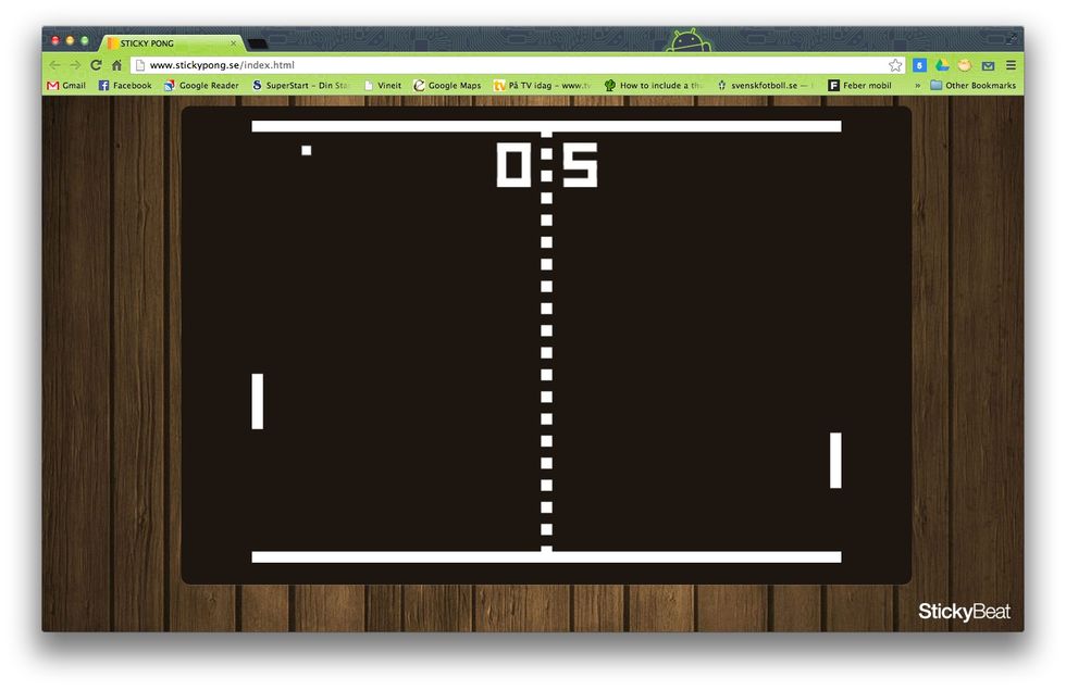 Spela Pong med webbläsare och mobil. Klassiskt spel i modernare version ...