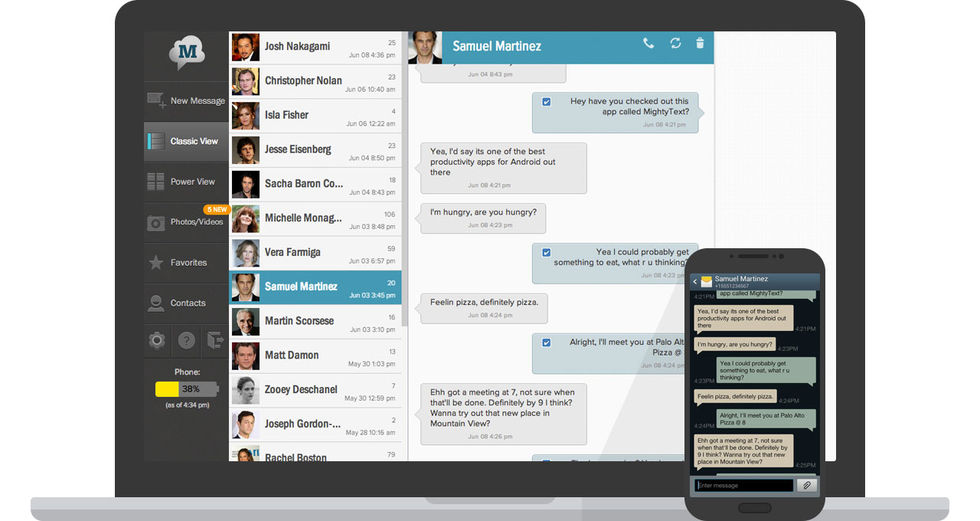 Skicka SMS från webbläsaren. Via din Androidtelefon. | Feber / Android