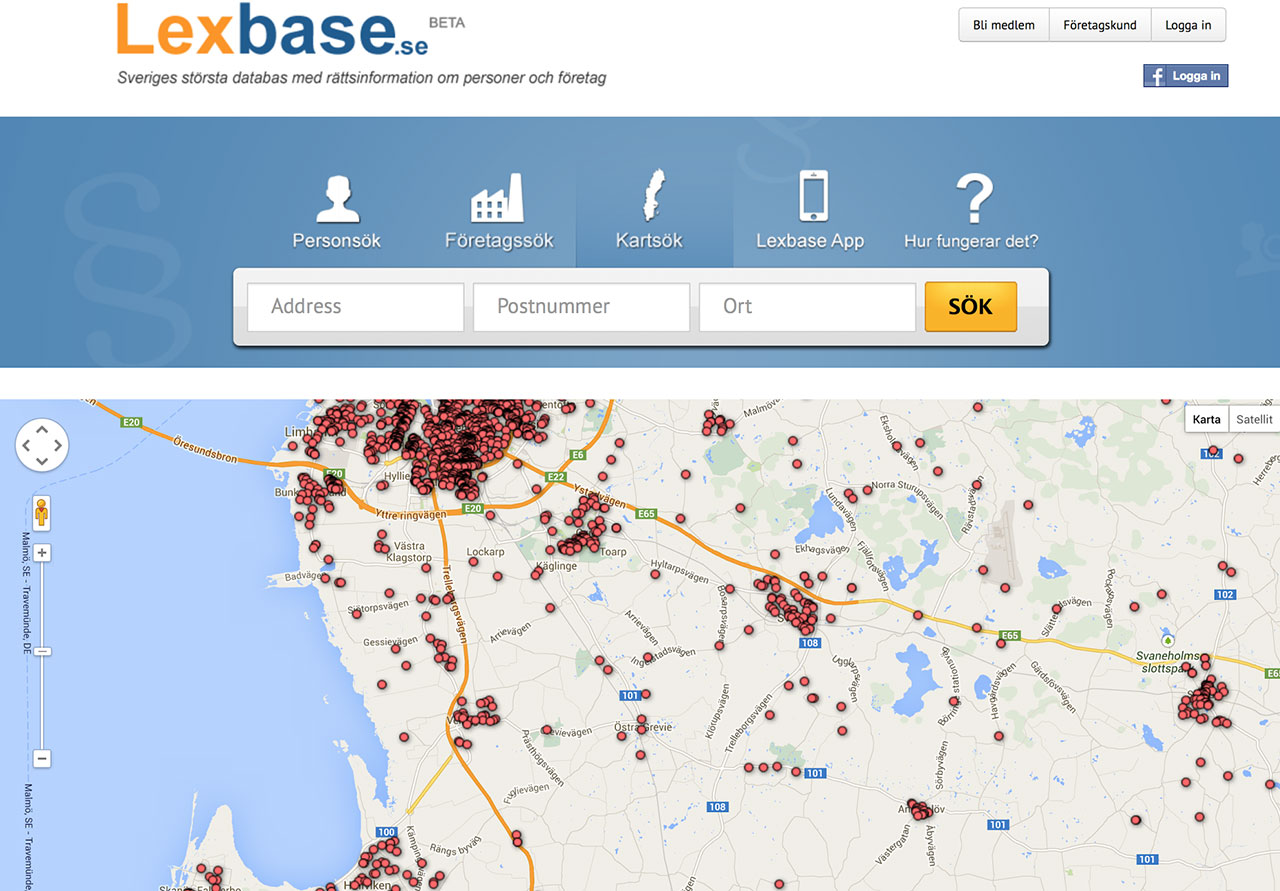 Nylansering av Lexbase. Sajten åtalades ej och kickar nu igång igen ...