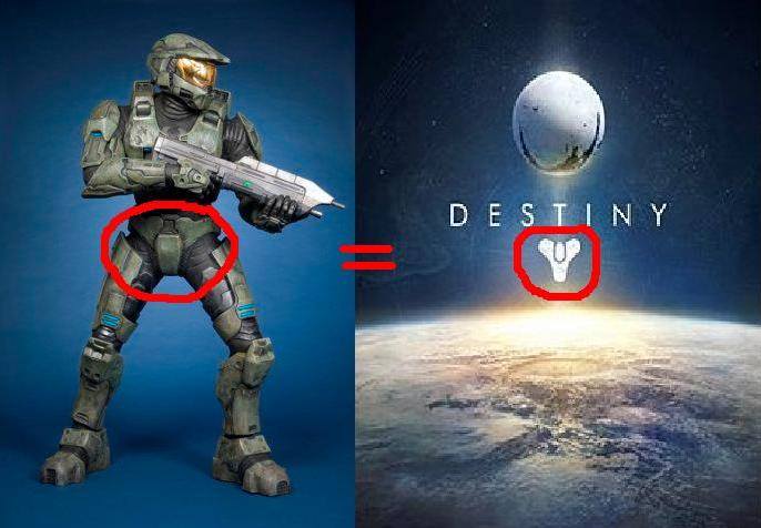 Destiny-loggan är... Master Chiefs skrev? Can't Be Unseen! | Feber / Spel