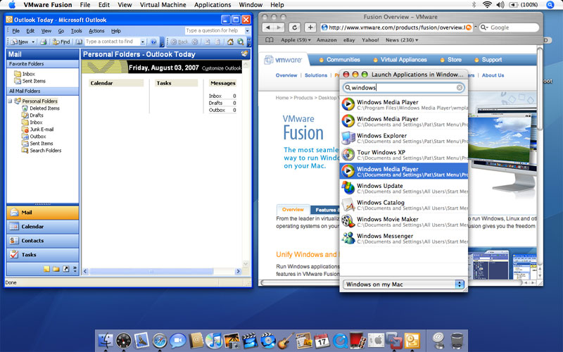 VMware Fusion 1.1 redo för Leopard. Med ny importfunktion. | Feber / Mac