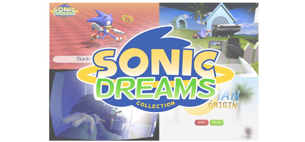 Spela Sonic Dreams Collection. Minispel som illustrerar Sonics förfall ...