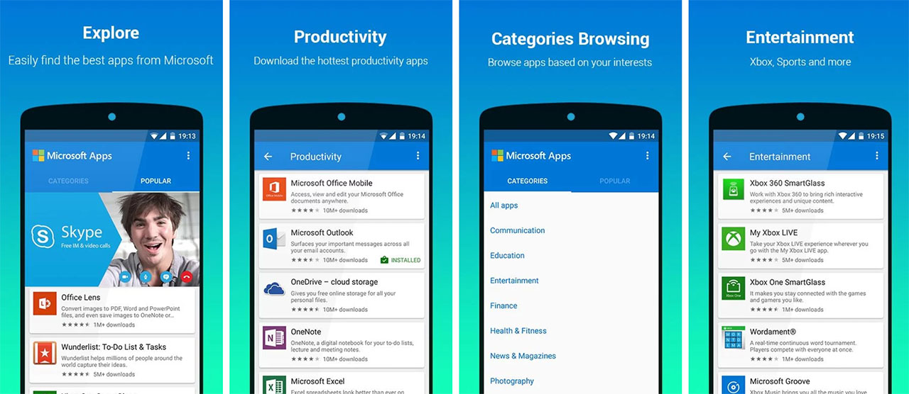 Microsoft släpper Microsoft Apps till Android. Samlar alla Microsoft ...
