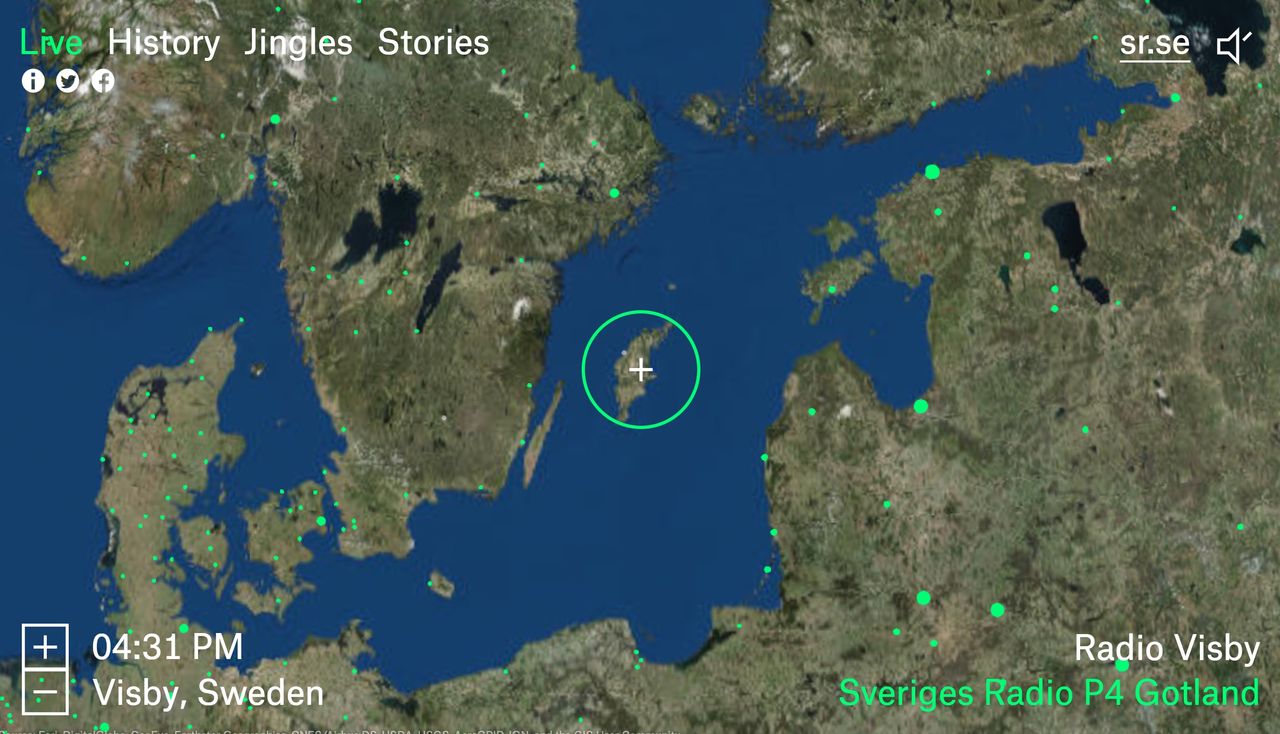 Lyssna på radiostationer från hela världen. Med Radiogarden. | Feber / Webb