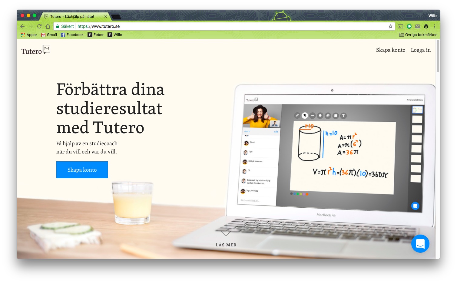 Tutero ger hjälp med läxorna online. Hyr en studiecoach på nätet ...