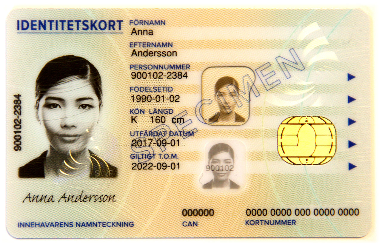Skatteverket Presenterar Nya Id kort Med Fler S kerhetsdetaljer