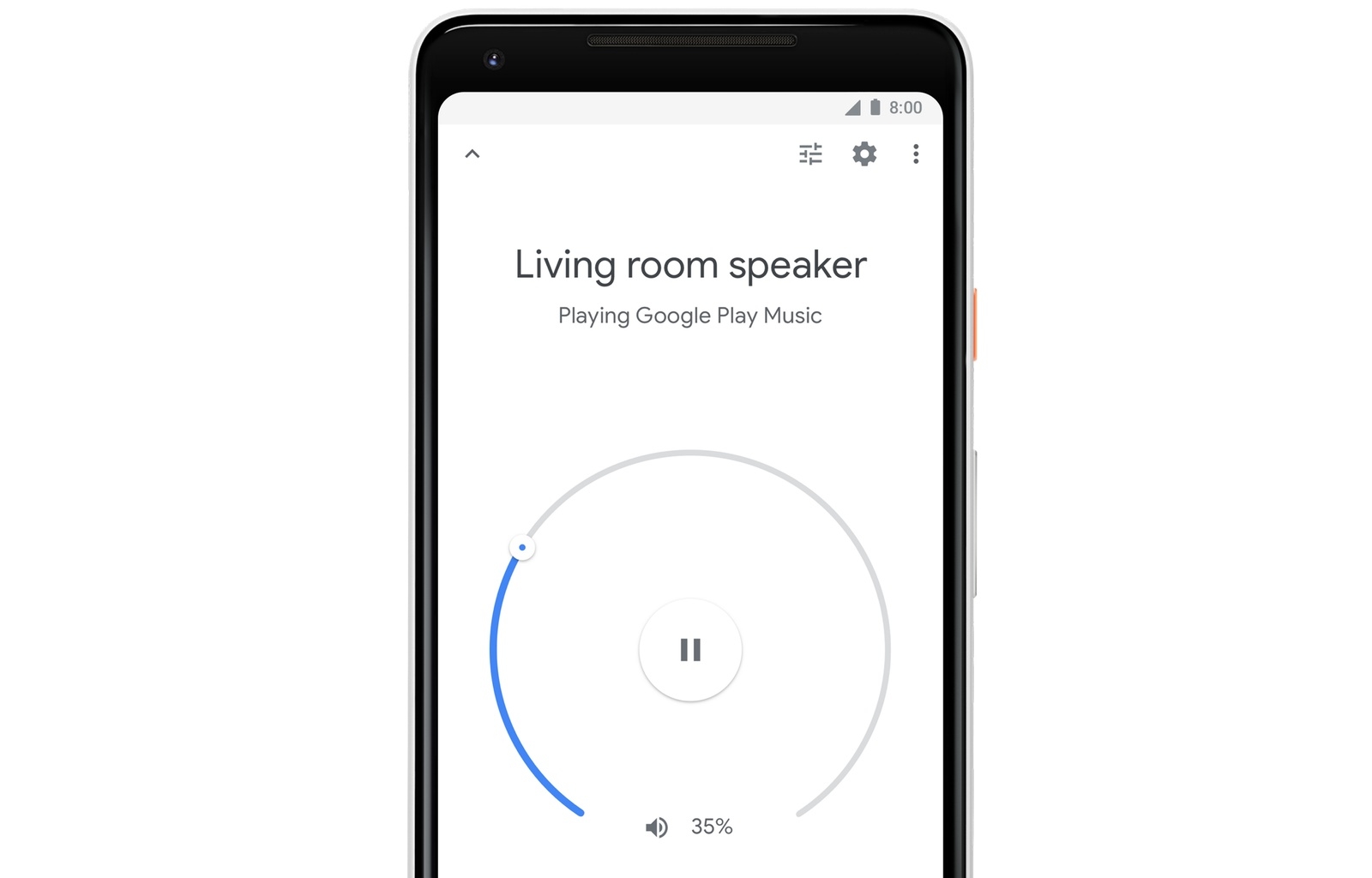Google Home-appen uppdateras med bättre gränssnitt. Justera volym i ...