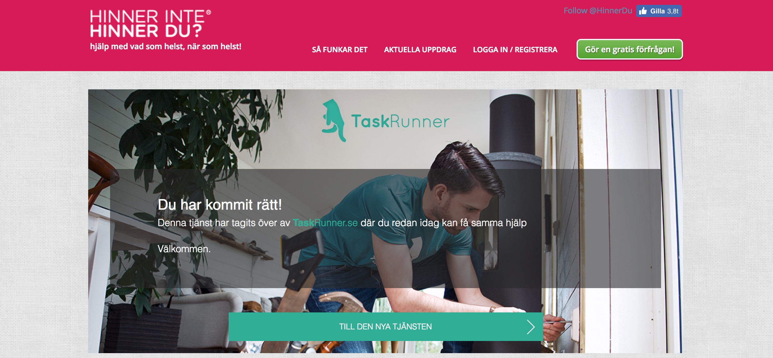 Taskrunner köper Hinnerdu. 2 Become 1. | Feber / Webb