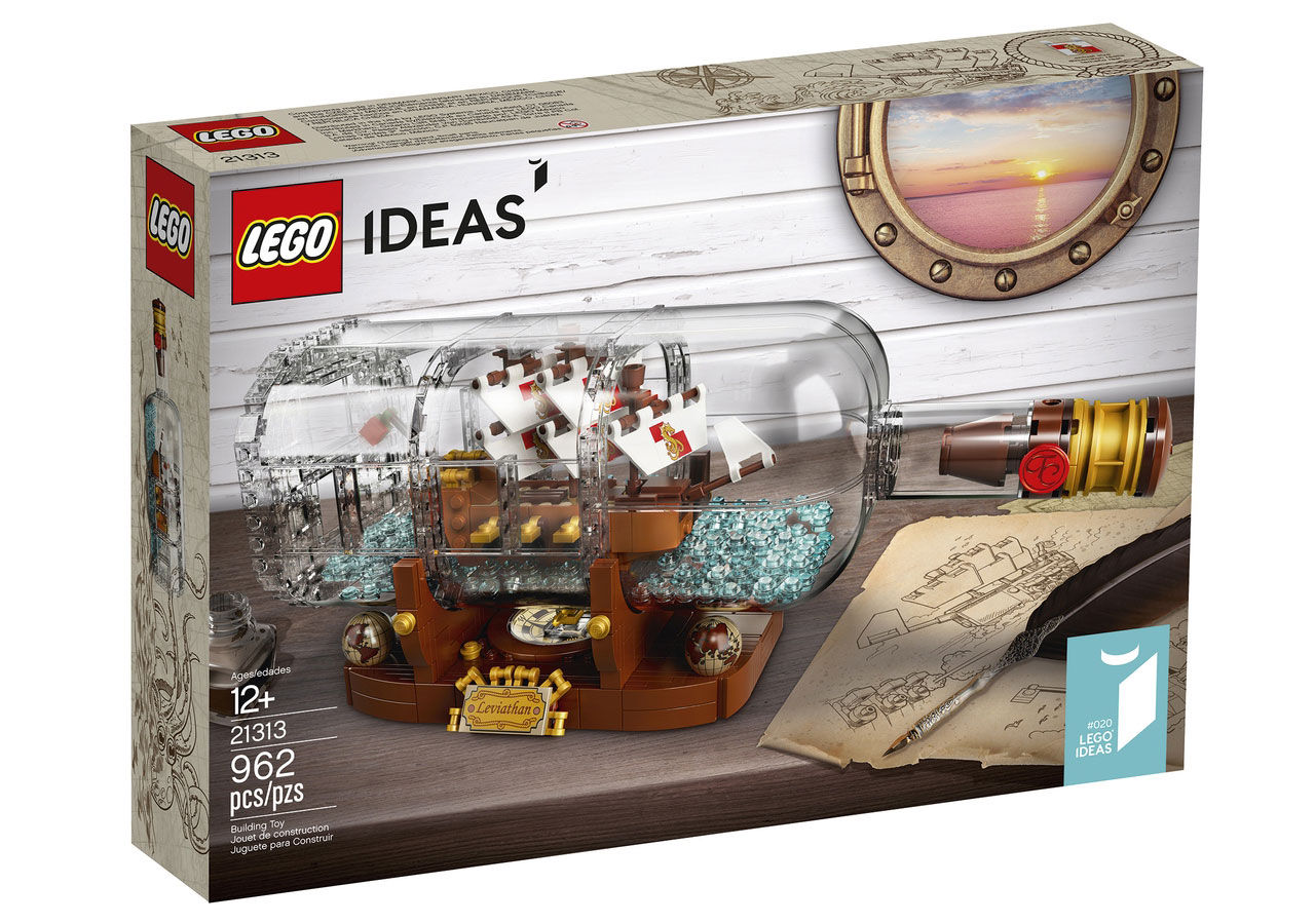 Nu kan man bygga skeppet i flaskan. Legoversion finns snart att köpa ...