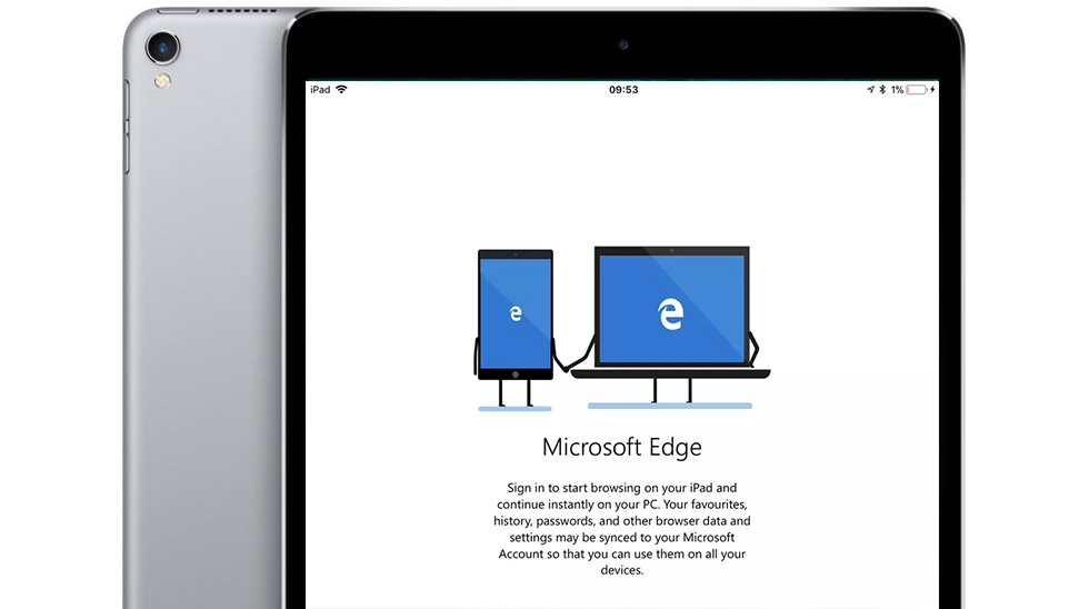 Nu kommer Microsofts webbläsare Edge till iPad. Betaversion släpps nu ...