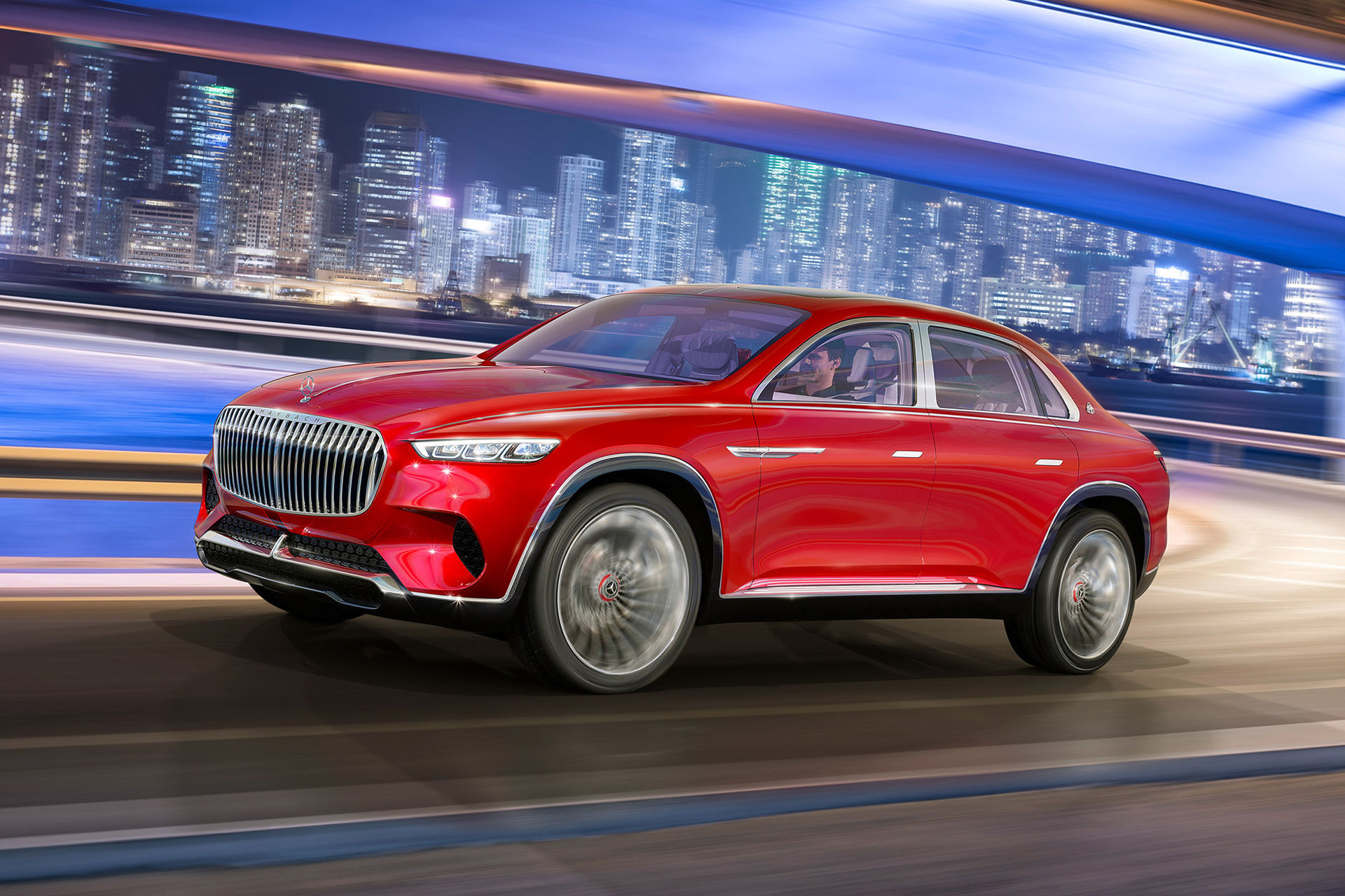 Maybach-konceptet kommer med ett te-set. Håll dig på insidan så du ...