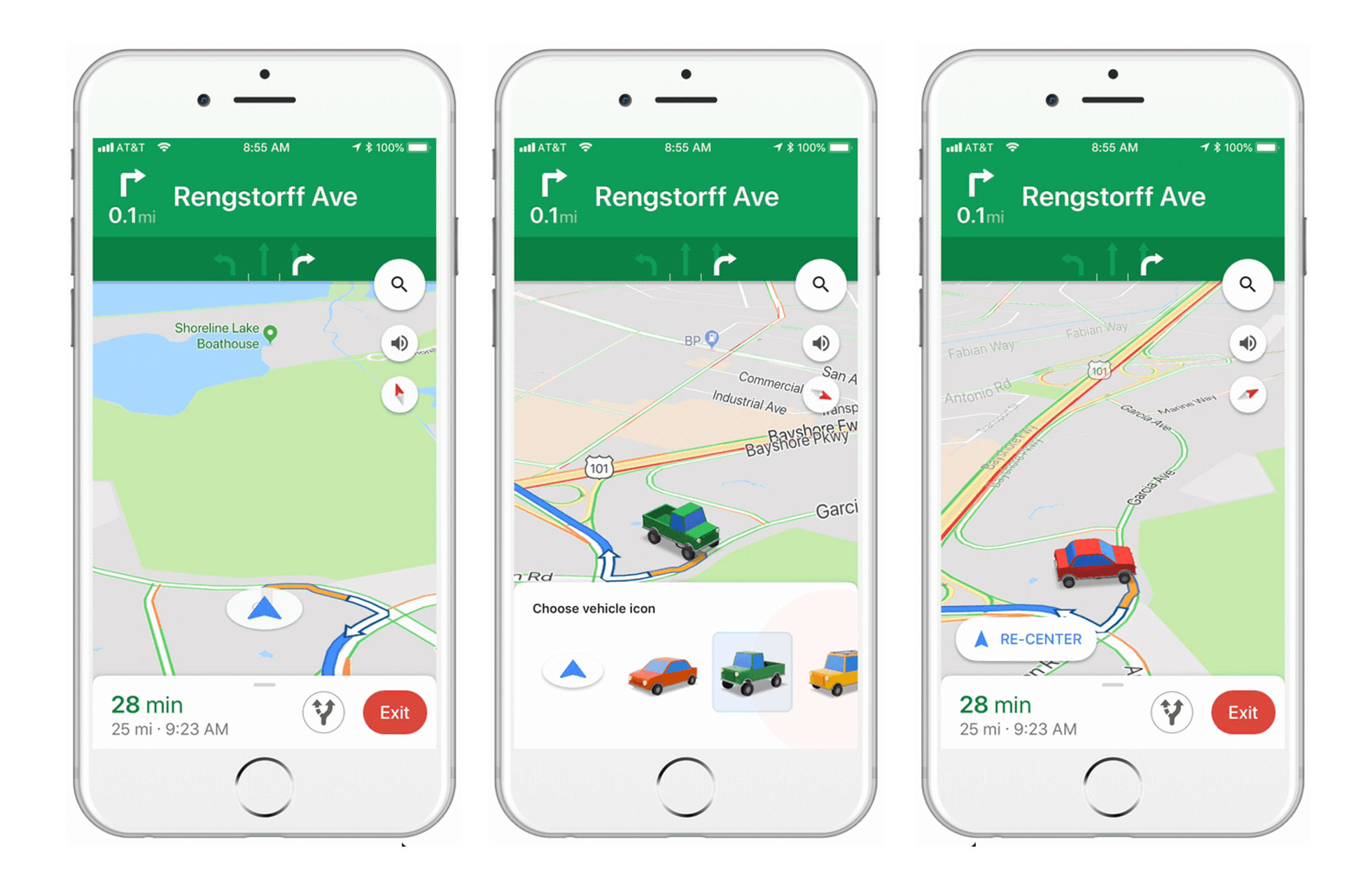 Byt ut den tråkiga pilen i Google Maps. Till en roligare bil. | Feber ...