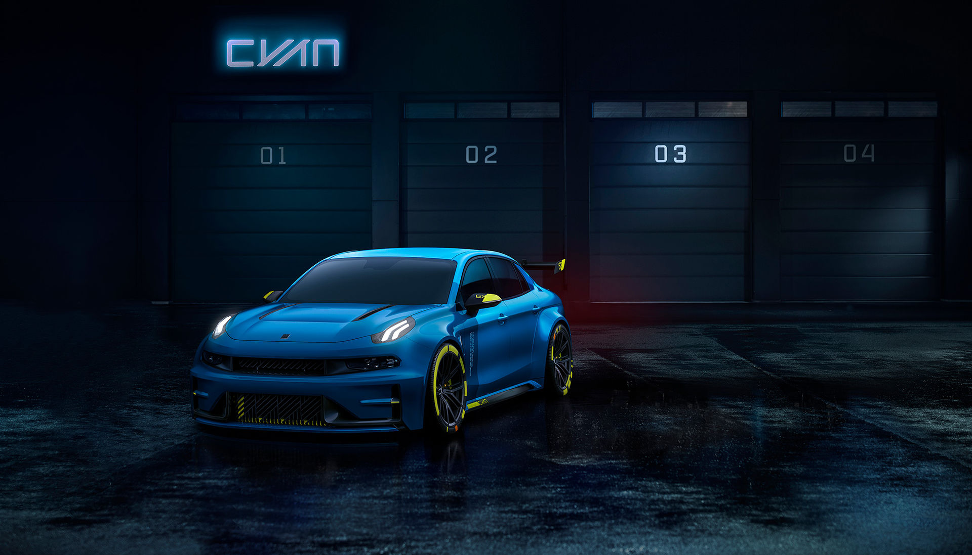 Lynk & Co 03 med 500 hästar. Cyan Racing visar koncept för gatan ...