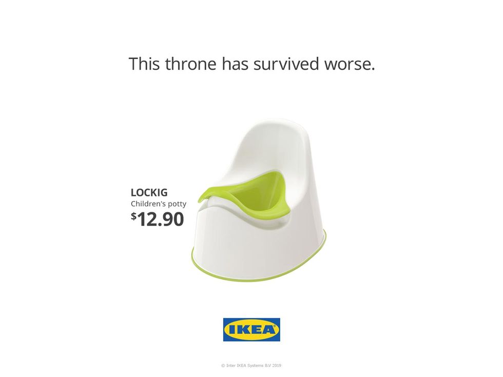 En tron som har sett skit. Rolig reklam från IKEA. | Tjock / Hemmet