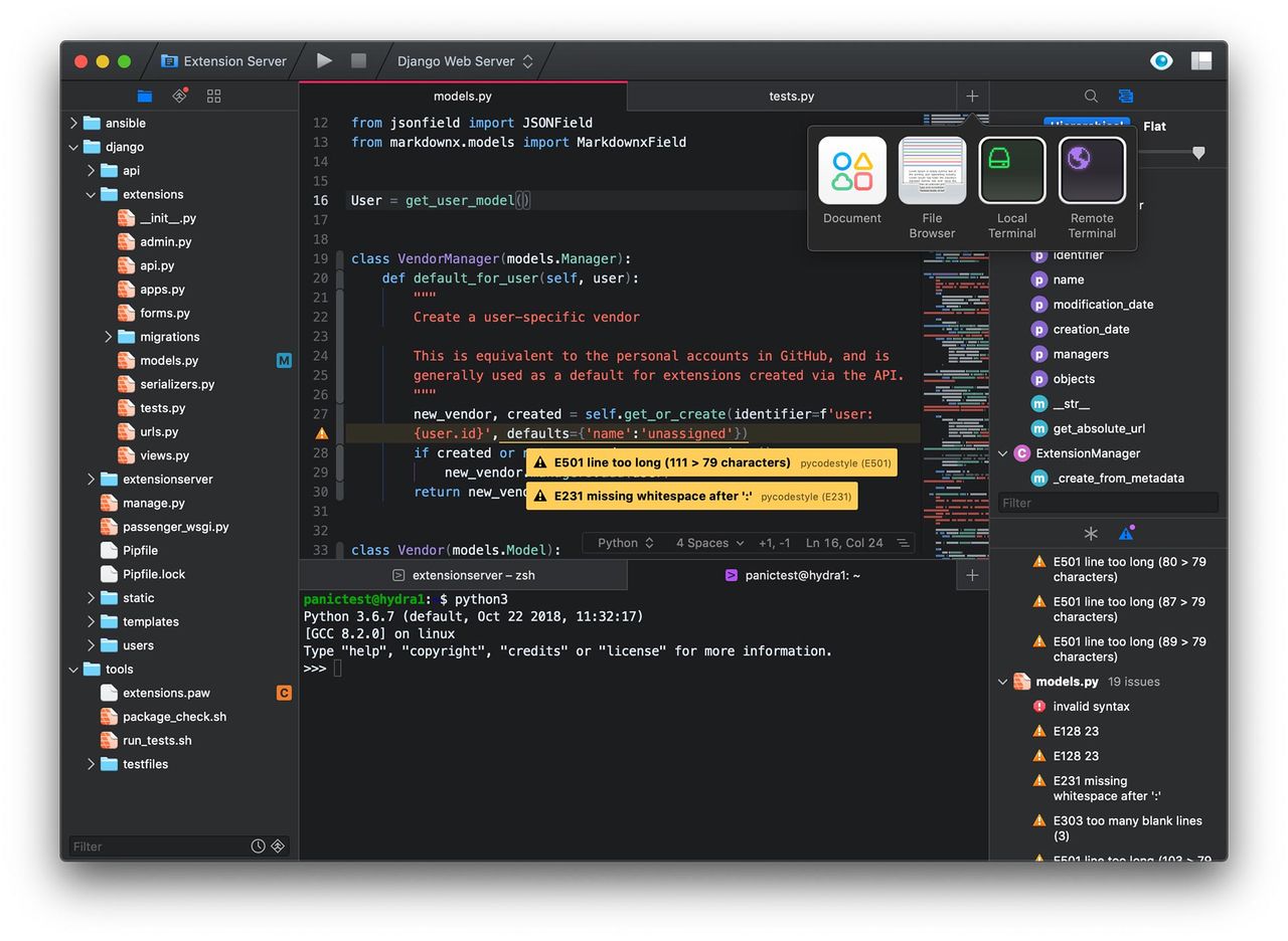 Panic på gång med ny kodredigerare till Mac. Uppföljaren till Coda ...