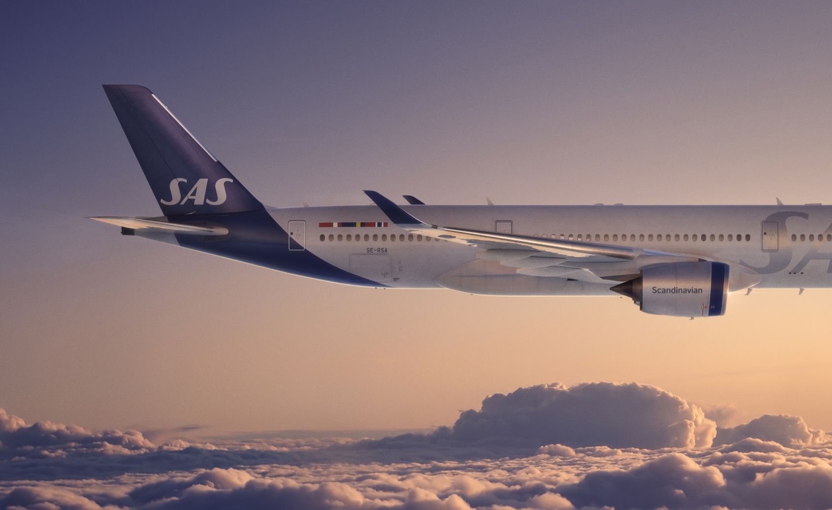 SAS visar upp ny design på sina flygplan. Mera blått och silver på SAS ...