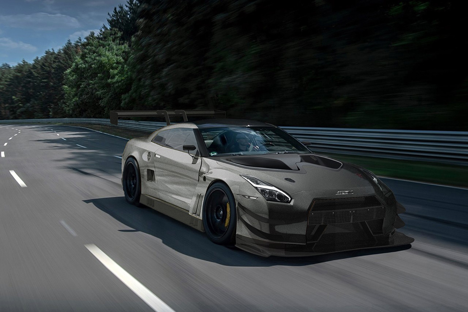 JRM presenterar gatlegal Nissan GT-R. 400 kilo lättare, bakhjulsdriven ...