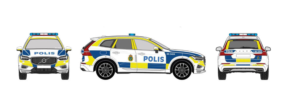Polisens nya polisbilar kommer se allt. Känner igen regplåtar och ...