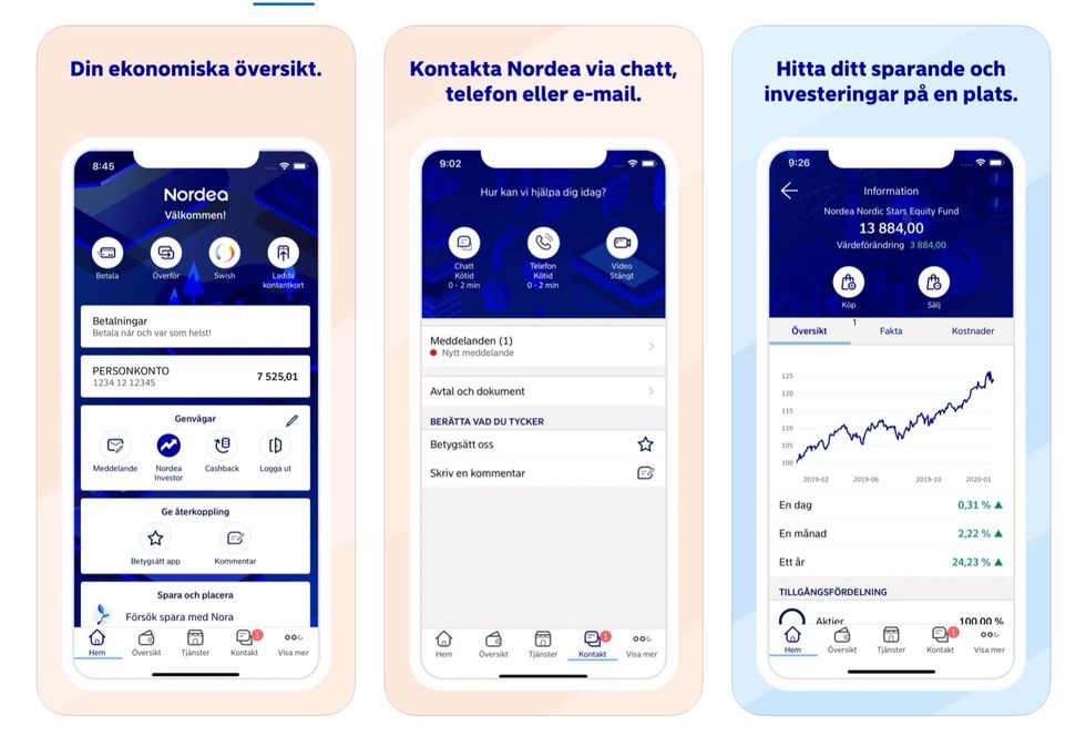 Strul med Nordeas internetbank. Pengarna syns inte på kontot om man väl ...