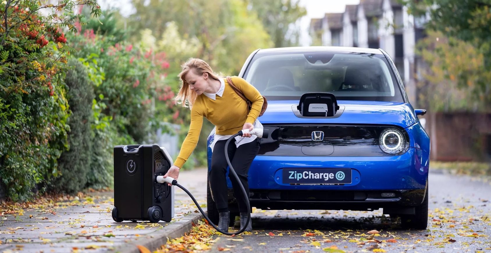 ZipCharge Go - en portabel laddare till elbilen. Kan ge dig tre mil på ...