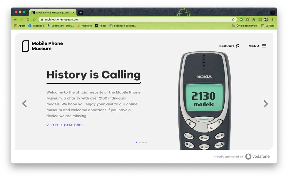Nu har det öppnat ett digitalt mobiltelefon-museum. Kolla in över 2000 ...