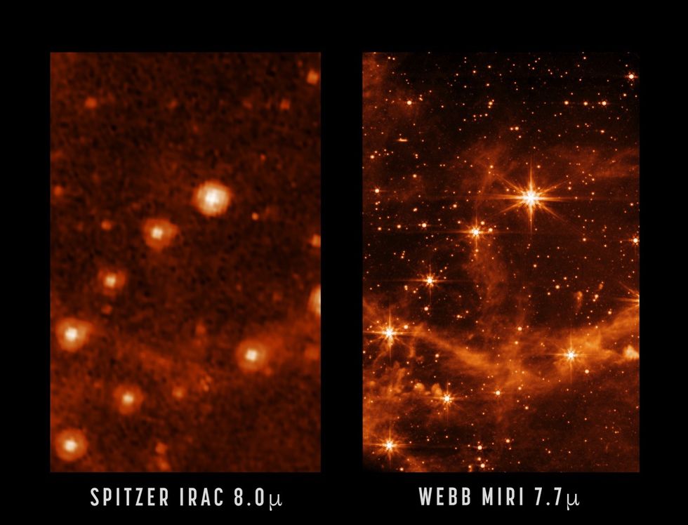 NASA visar upp ny fantastisk bild från James Webb-teleskopet ...