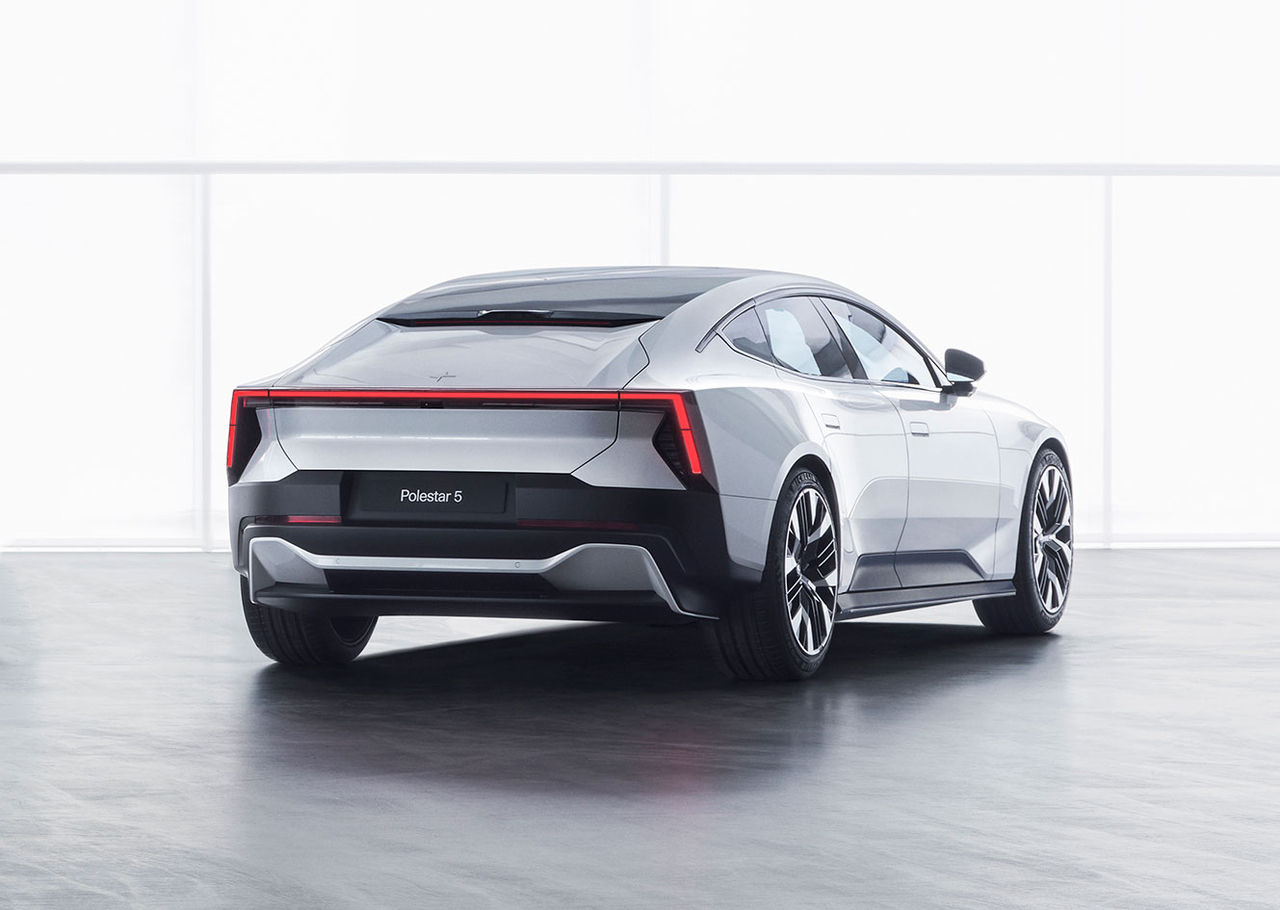 Polestar visar nya bilder på kommande modeller. Polestar 2, 3, 4 och 5 ...
