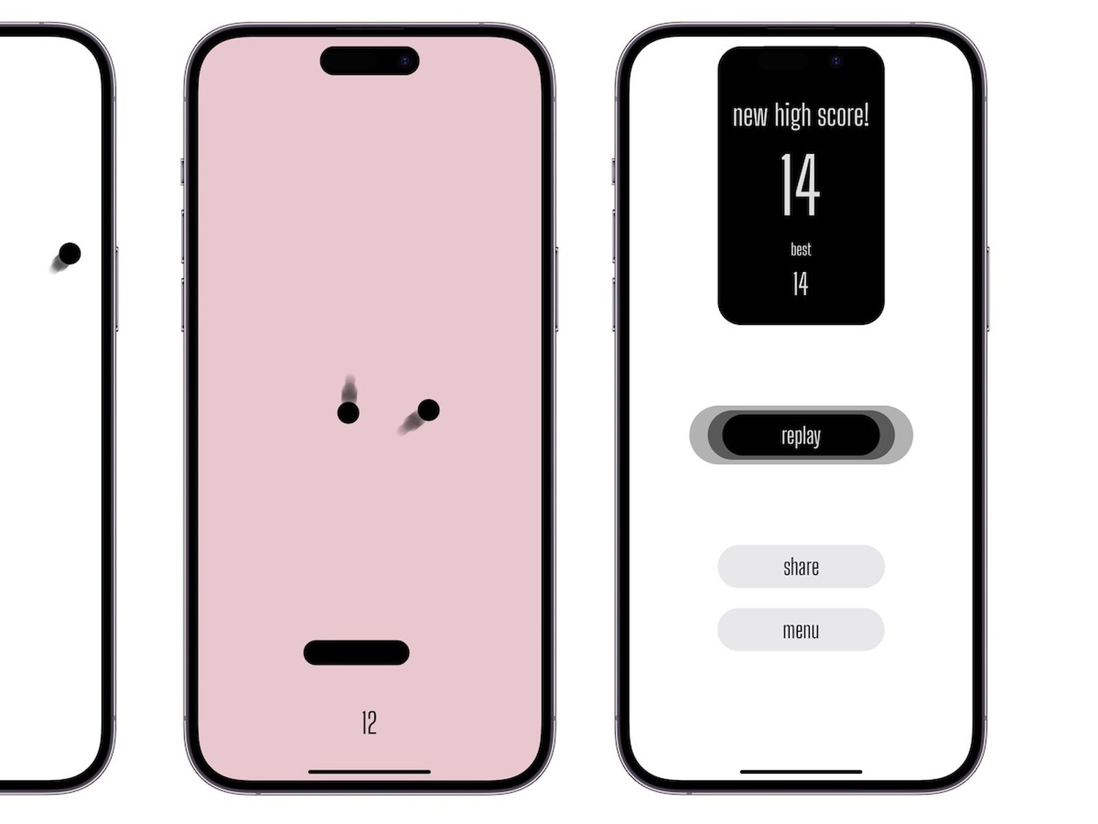 Spela spel med Dynamic Island. Pong. | Feber / Mobil