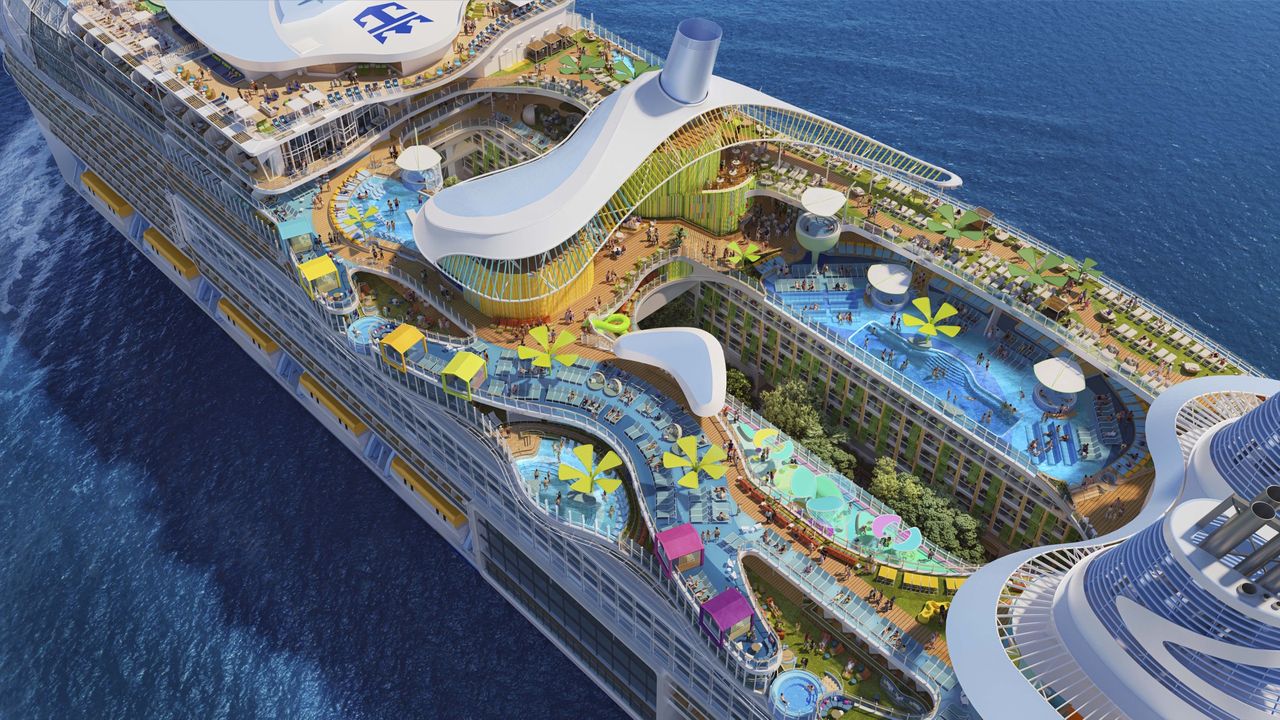 Royal Caribbean presenterar världens största kryssningsfartyg. Icon Of ...