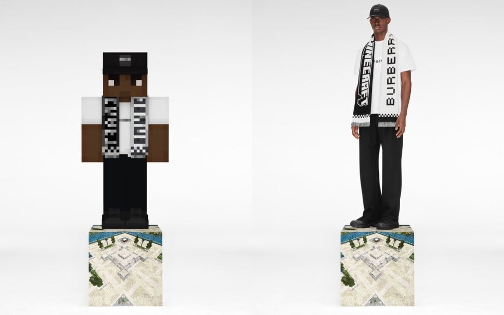 Burberry och Minecraft = sant. Digital och fysisk kollektion. | Tjock ...