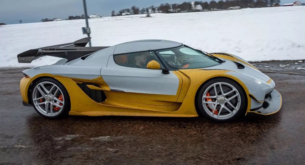 Det här kan vara första kundexemplaret av Koenigsegg Jesko. En Attack ...