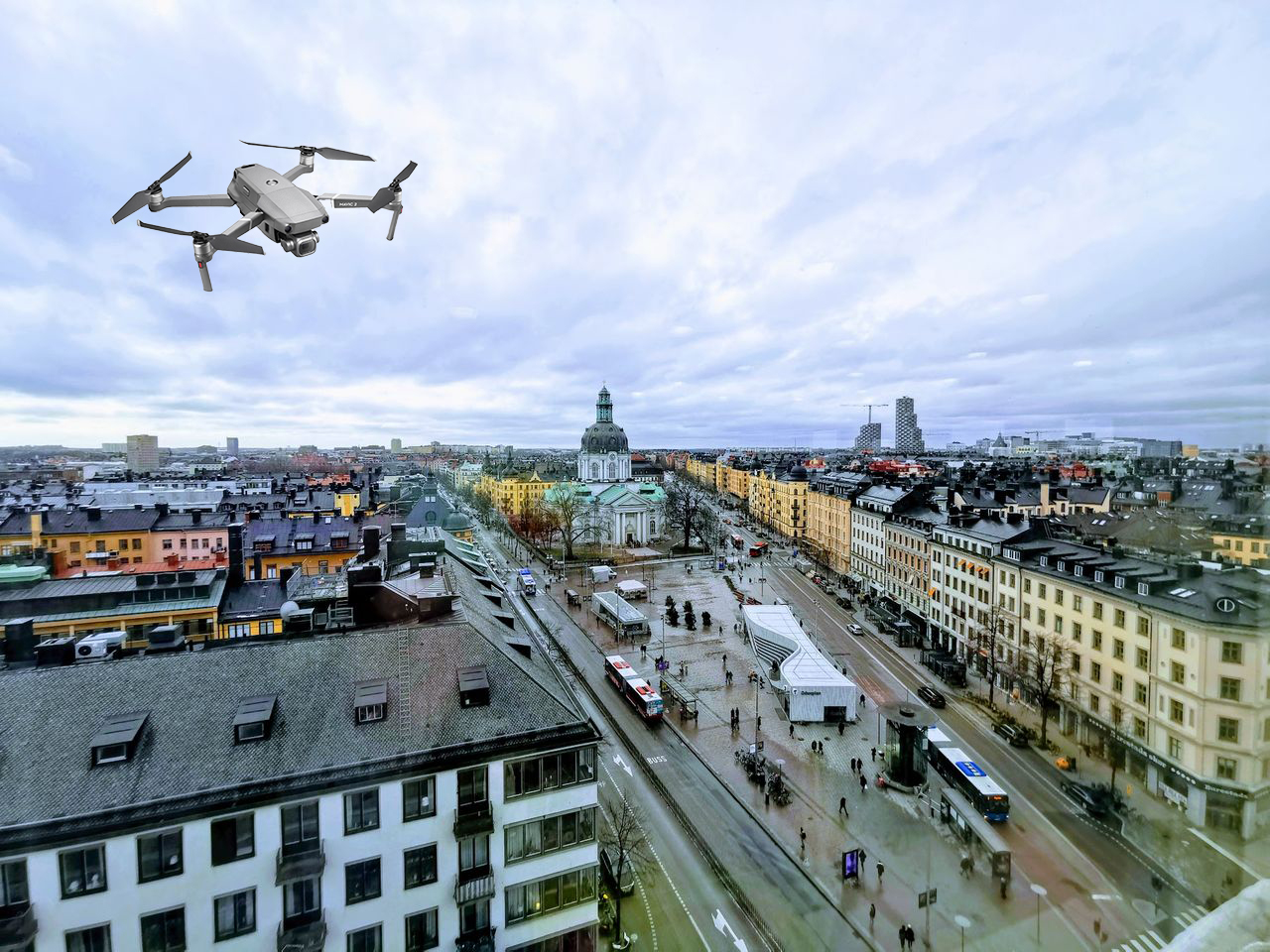 Stockholm blir pilotstad för Cityam. EU-projekt för drönartrafik i urban miljö. | Feber / Pryl