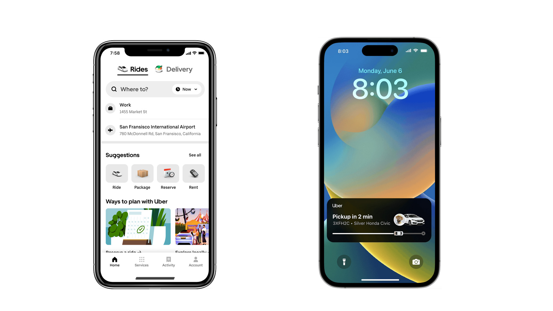 Uber-appen får stor uppdatering. Med stöd för live-aktiviteter på iOS ...
